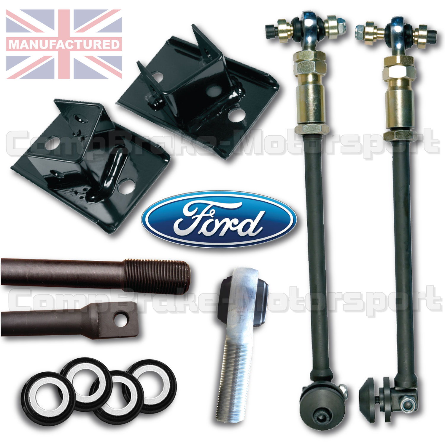 Ford Sierra Escort Cosworth Adjustable Compression Strut Kit [Pair ...
